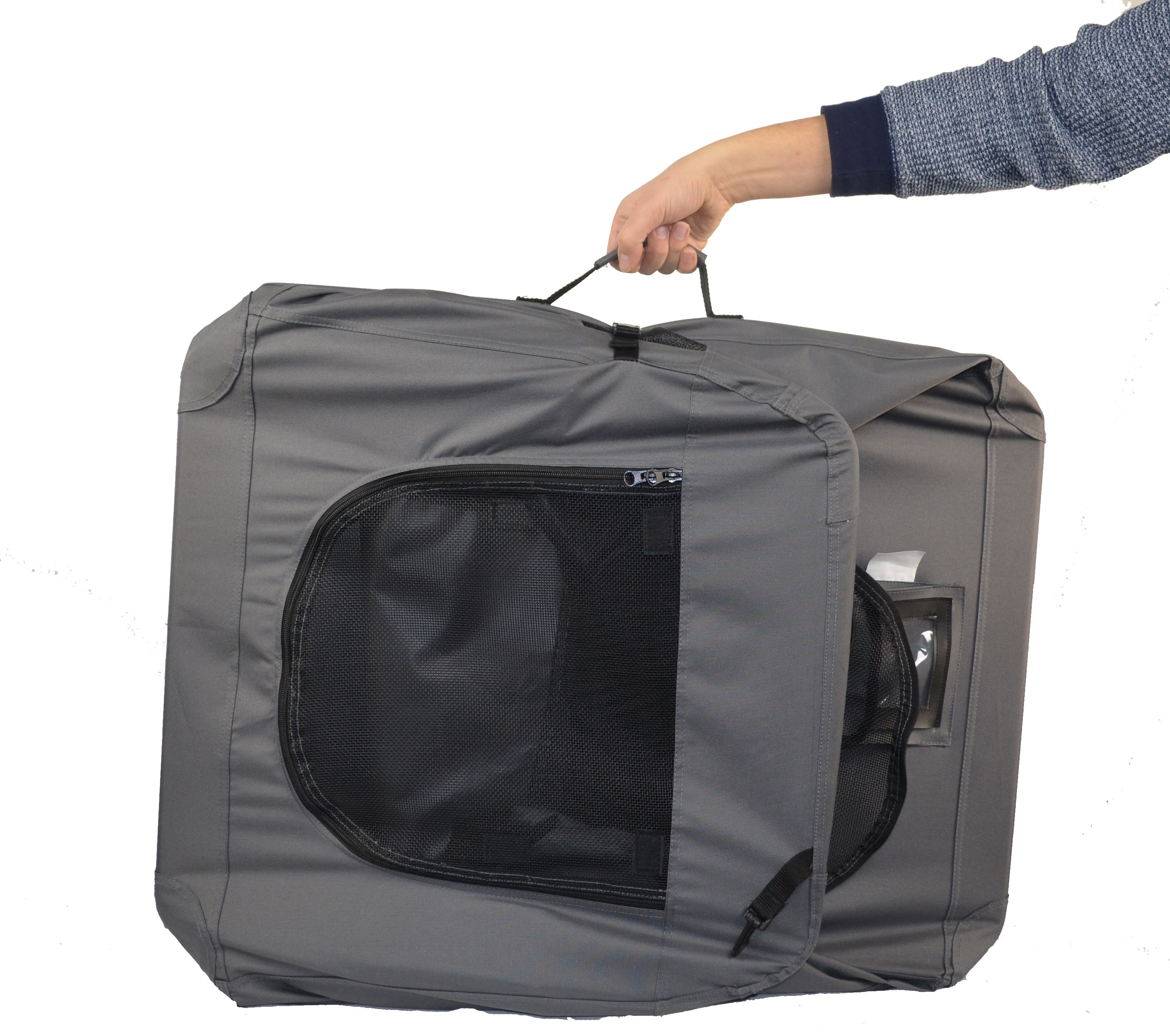 Premium Soft-Sided Pet Dog Crate: Lightweight, Sturdy, and Collapsible ...