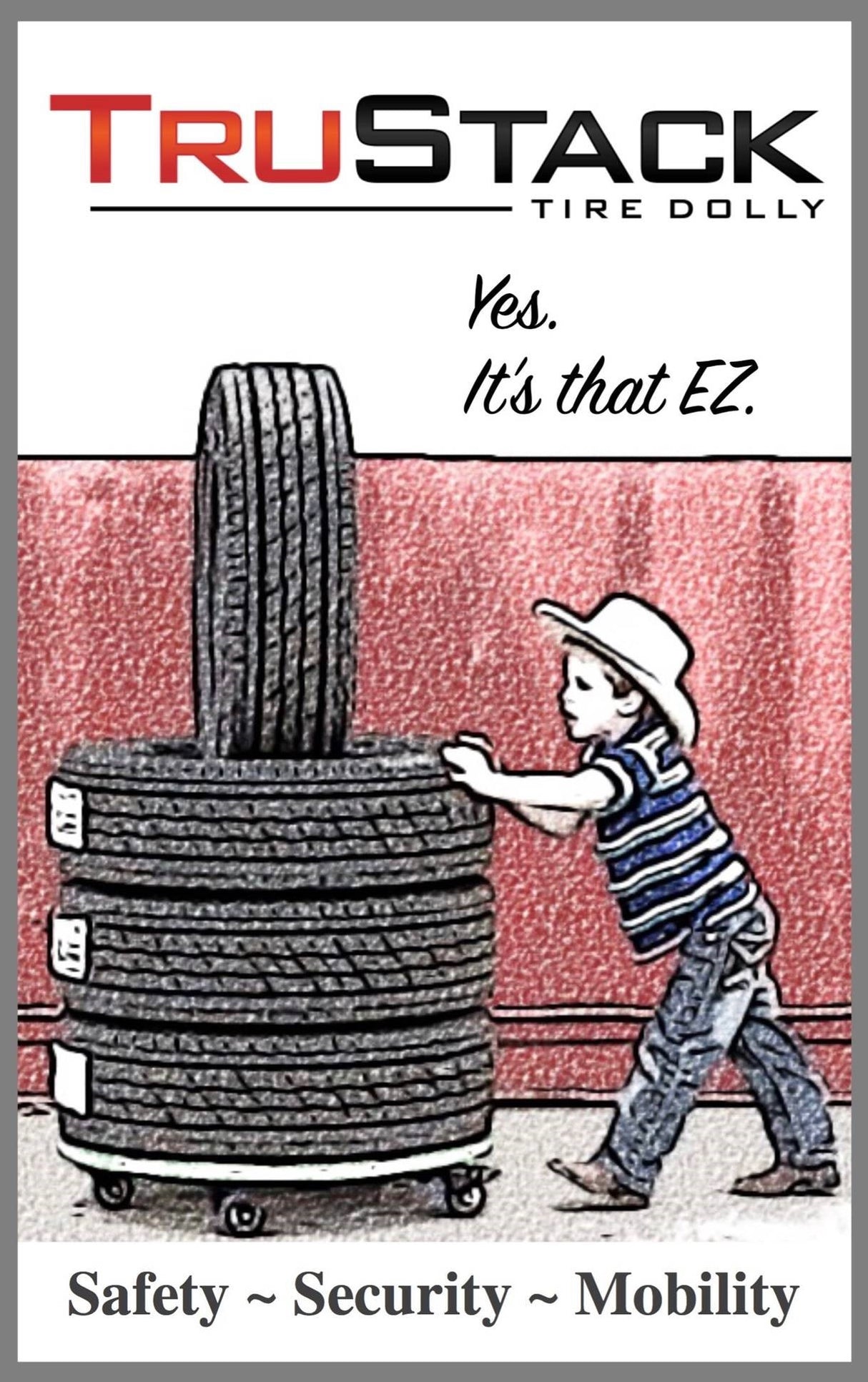 TruStack Tire Dolly — Rackbiz